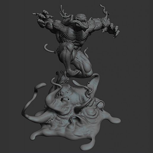 3D file Venom hungry 🦸‍♂️ ・3D printing design to download・Cults