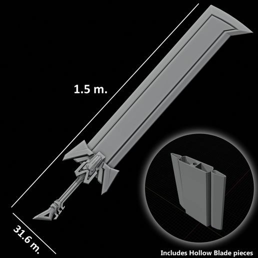 🗡️ Magik - Punkchild skin Sword - Marvel Rivals Cosplay Prop・ STL File ...