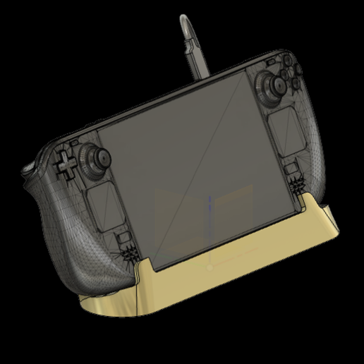 Steam Deck™ Station Holder Stand Dock・ STL File for ・Cults