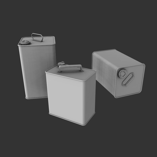 🥫 British 2 and 4 Gallon Flimsy Can 1/72・Free STL File for 3D printing ...