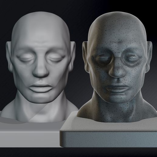 Archivo STL Male Planes Sad Face Sculpture / Ornament 🗿 ・Diseño de ...