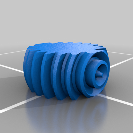 ⚙️ Spherical Gear with Monopole・Free STL File for ・Cults