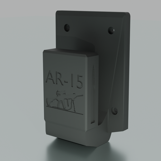 🔫 Rifle Wall Mount (AR-15)・ STL File for 3D printing・Cults