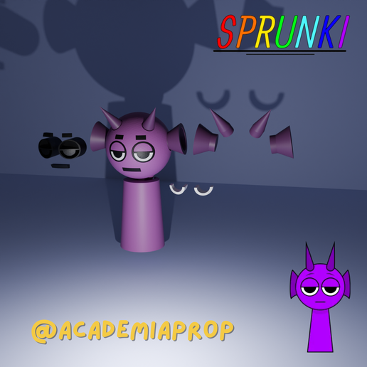 3D file SPRUNKI DURPLE-FLEXI-FLEXI-MULTICOLOR 👾 ・3D printing model to ...