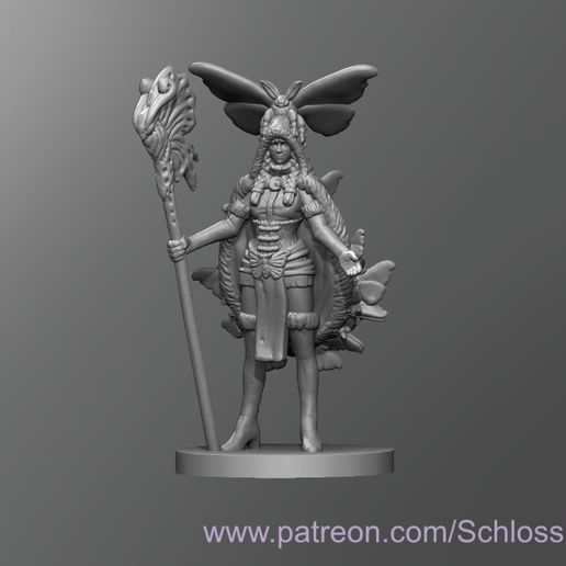 ♀️ Entomancer Female・Free STL File for ・Cults