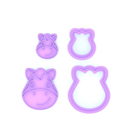 🦓 ZEBRA COOKIE CUTTER - COOKIE CUTTER・ STL File for 3D printing・Cults