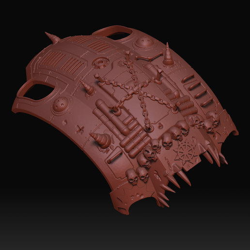 Free STL file Chaotic Carapace ⚔ ・Model to download and 3D print・Cults