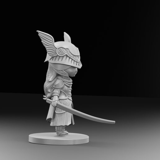 💍 Malenia – Elden Ring Fan Art Chibi Figure | 3D Printable STL Model ...