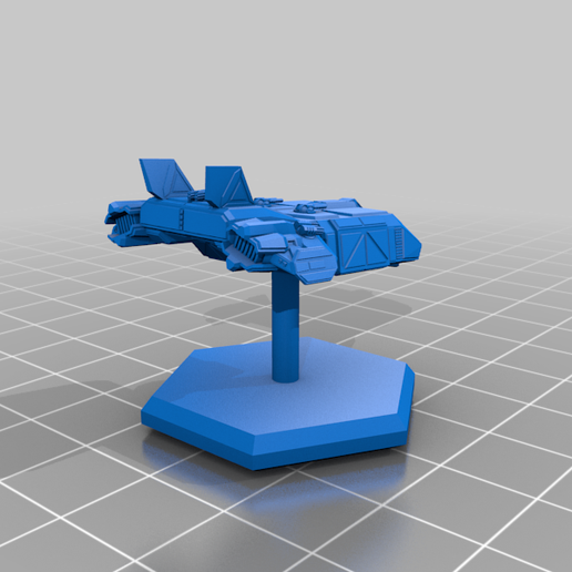 🐆 Leopard Dropship・Free 3D File for ・Cults