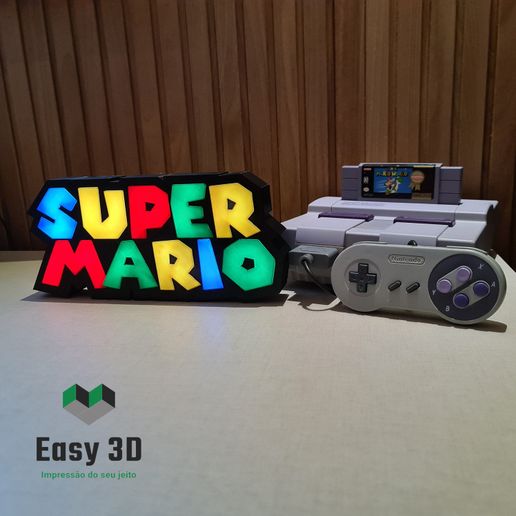 3D file Mario Lamp Led 🔦 ・3D printable design to download・Cults