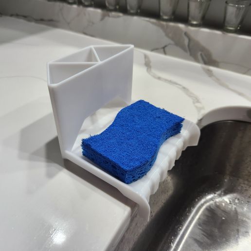🧽 Super Functional Sink Caddy・Free STL File for 3D printing・Cults