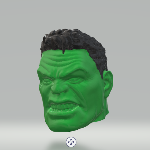 🎧 HULK Headphone Head - 3D Printed Headphone Stand Bust, Hulk ...