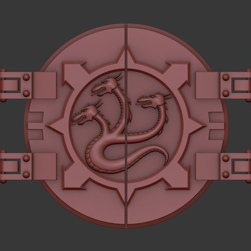 STL file Alpha Legion Rhino hatch 🦏 ・3D print model to download・Cults