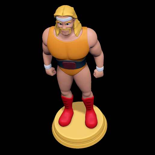 🪨 Hulk Hogan - Hulk Hogan's Rock 'n' Wrestling・ 3D File for 3D printing ...