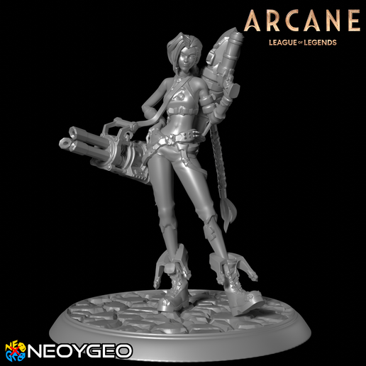STL file JINX ARCANE - LEAGUE OF LEGENDS 🎲 ・3D print design to download ...