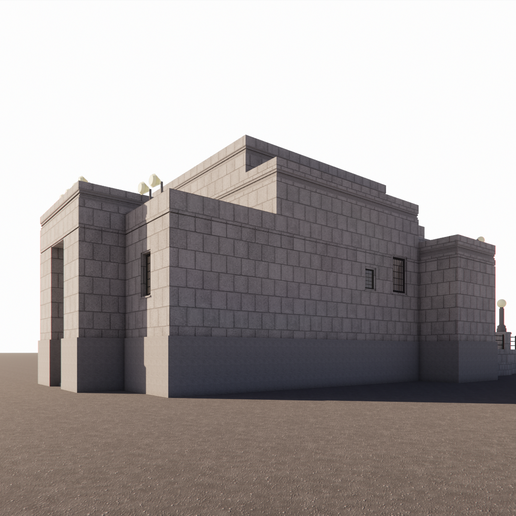 🏗️ Hunger Games - District 12 Hall of Justice・ STL File for 3D printing ...