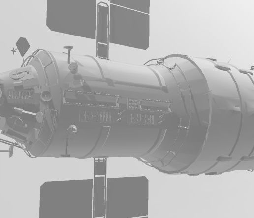 🚉 (Rev1) RUSSIAN ORBITAL STATION MIR (BASE MODULE)・Free STL File for 3D ...
