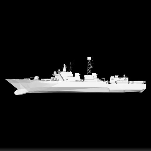 🚢 Ship Udaloy-Class Destroyer - Naval Warship STL - Military Ship 3D ...