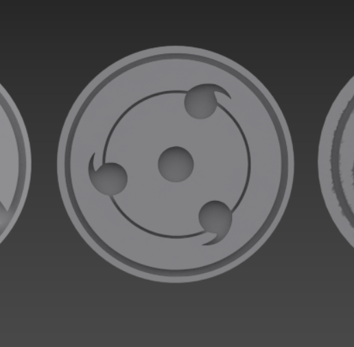 👾 Coaster Pack DBZ, FMA, Sharingan・ OBJ File for ・Cults
