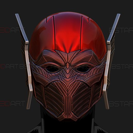 👾 Red Death Batman Mask - Flash Mask - DC Comics 3D print model・ STL ...