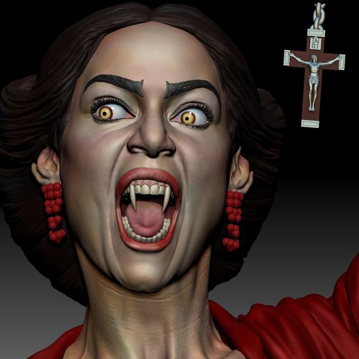 🧛 Regine Dandrige (Fright Night 2)・ OBJ File for 3D printing・Cults