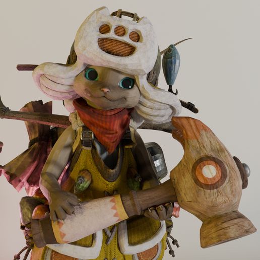 👹 Palico Monster Hunter Wilds (Printable)・ STL File for 3D printing・Cults