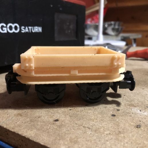 🪵 16mm scale wood bodied wagons on skip chassis for L gauge track using ...