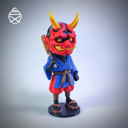 ONI CHIBI 👹・ 3D File for 3D printing・Cults
