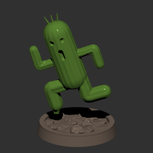 Archivo STL Cactuar Final Fantasy Saga Fanart 👾 (OBJ)・Diseño de ...