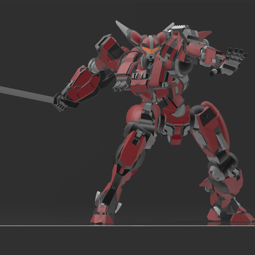 🦊 American Mecha Red Fox・ 3D File for 3D printing・Cults