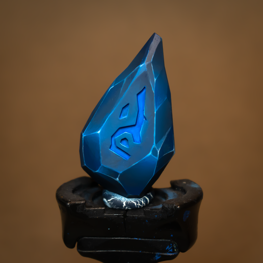 3D printing Rune stone of acceleration - ARCANE • made with Elegoo ...