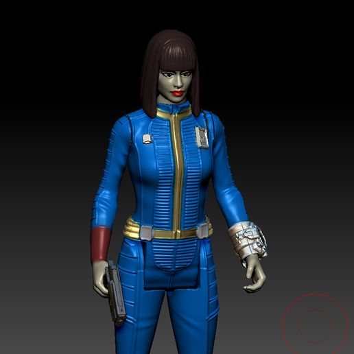 🧸 Fallout Lucy MacLean Retro style action figure 3.75" for 3D printing ...