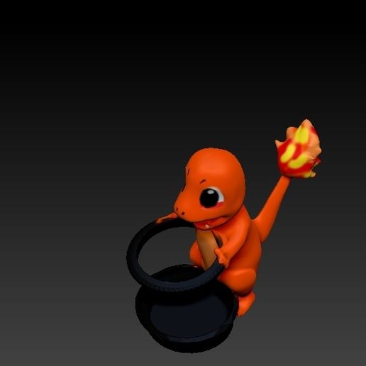 🪥 charmander toothbrush holder, pen holder・ STL File for ・Cults