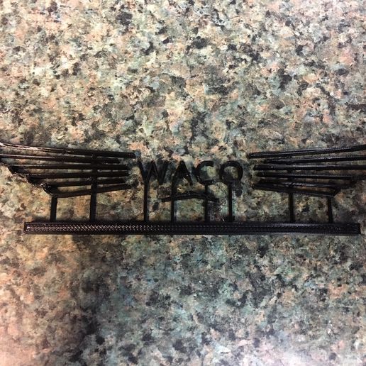 Free STL file Waco Aircraft Logo ️ ・3D printer model to download・Cults