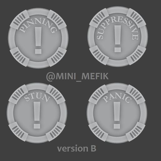 🎲 Status markers- Centurion・ STL File for 3D printing・Cults