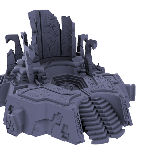 🛰 Space Zombie Temple・ STL File for 3D printing・Cults