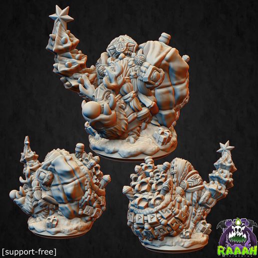 🆓 Yuletide Dwarf [SUPPORT FREE]・Free STL File for 3D printing・Cults