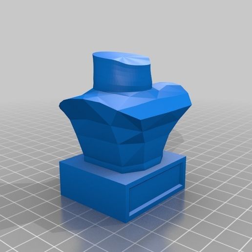 👤 FaceGen Statue Template・Free 3D File for ・Cults