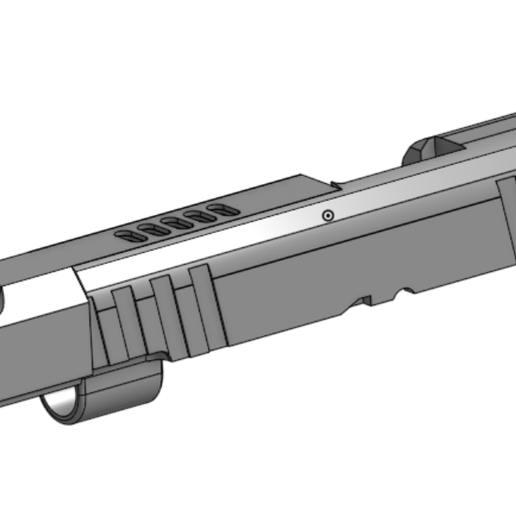 🛝 4.3 Hi capa slide compensated・ STL File for 3D printing・Cults
