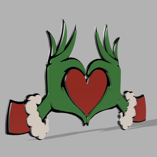 3D file Grinch Christmas Ornament - 3D printable 🎄 ・Template to ...