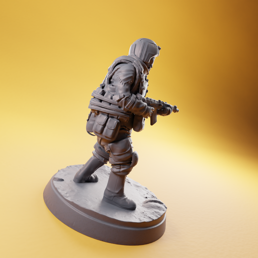 🎲 STALKERS BOARD GAME: Taras 4 Poses Pack・ STL File for 3D printing・Cults