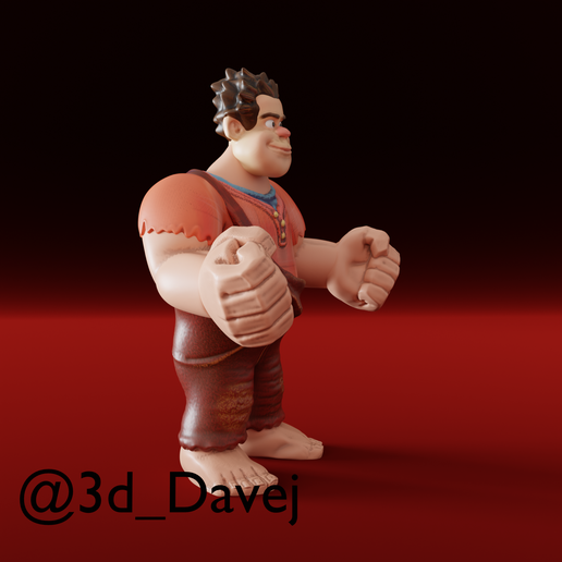 🎬 Wreck- it Ralph・Free STL File for 3D printing・Cults