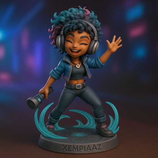 🎵 RYTHA – The Echo Bard・ STL File for 3D printing・Cults