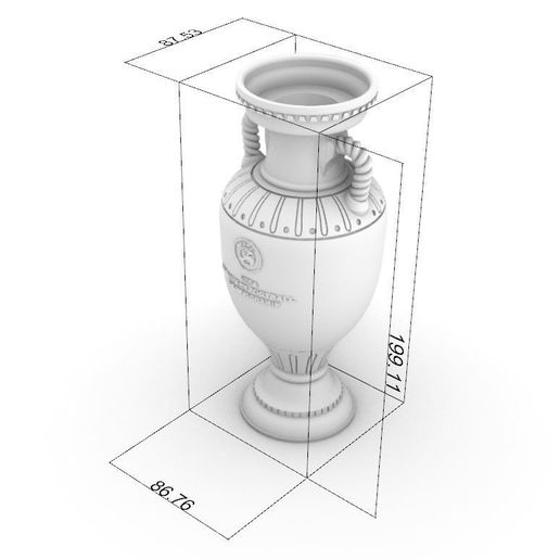 💶 Euro Cup trophy・ STL File for 3D printing・Cults