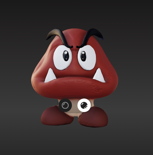 🆓 Goomba Mario Bros.・ STL Datei für 3D-Druck・Cults