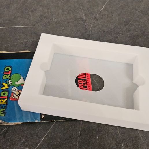 super nintendo box insert