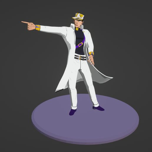 💬 Jotaro Kujo (JoJo's Bizarre Adventure)・ 3D File for ・Cults