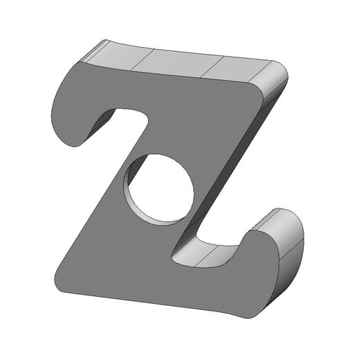 🍪 Z letter Cookie Cutter・ STL File for 3D printing・Cults