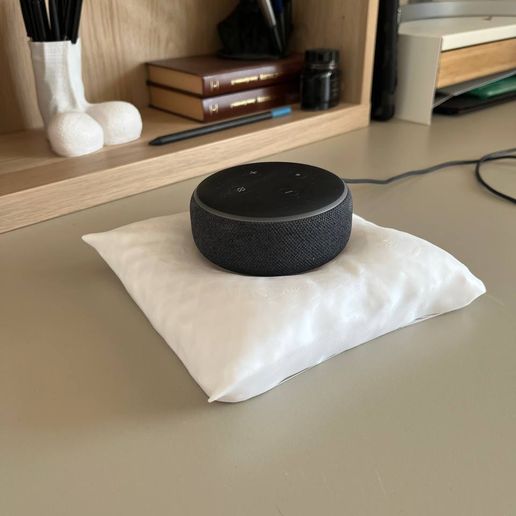 STL file Realistic Pillow for Alexa Echo Dot 3rd generation 🥉 ・Model to ...