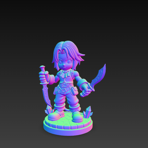 🗡️ Zidane Final Fantasy 9・ STL File for 3D printing・Cults